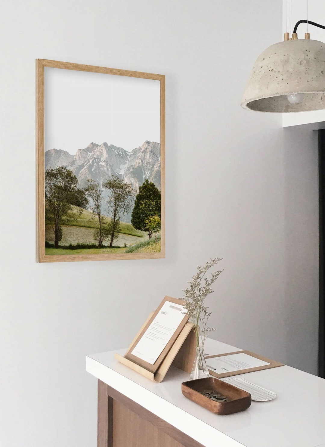 Idyllic Mountains Poster - Etsy