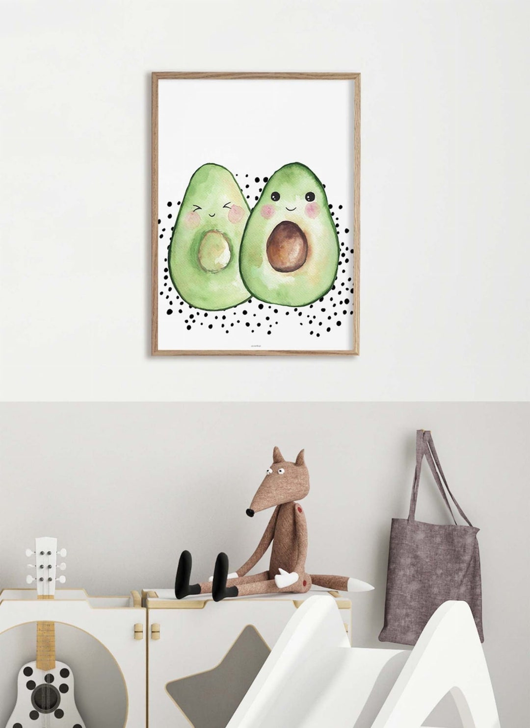 Avocado Laughing Poster - Etsy