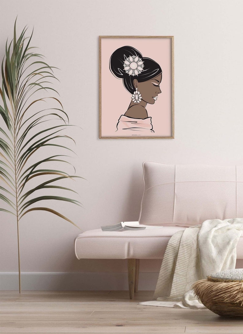 Stylish Portrait Poster - Etsy