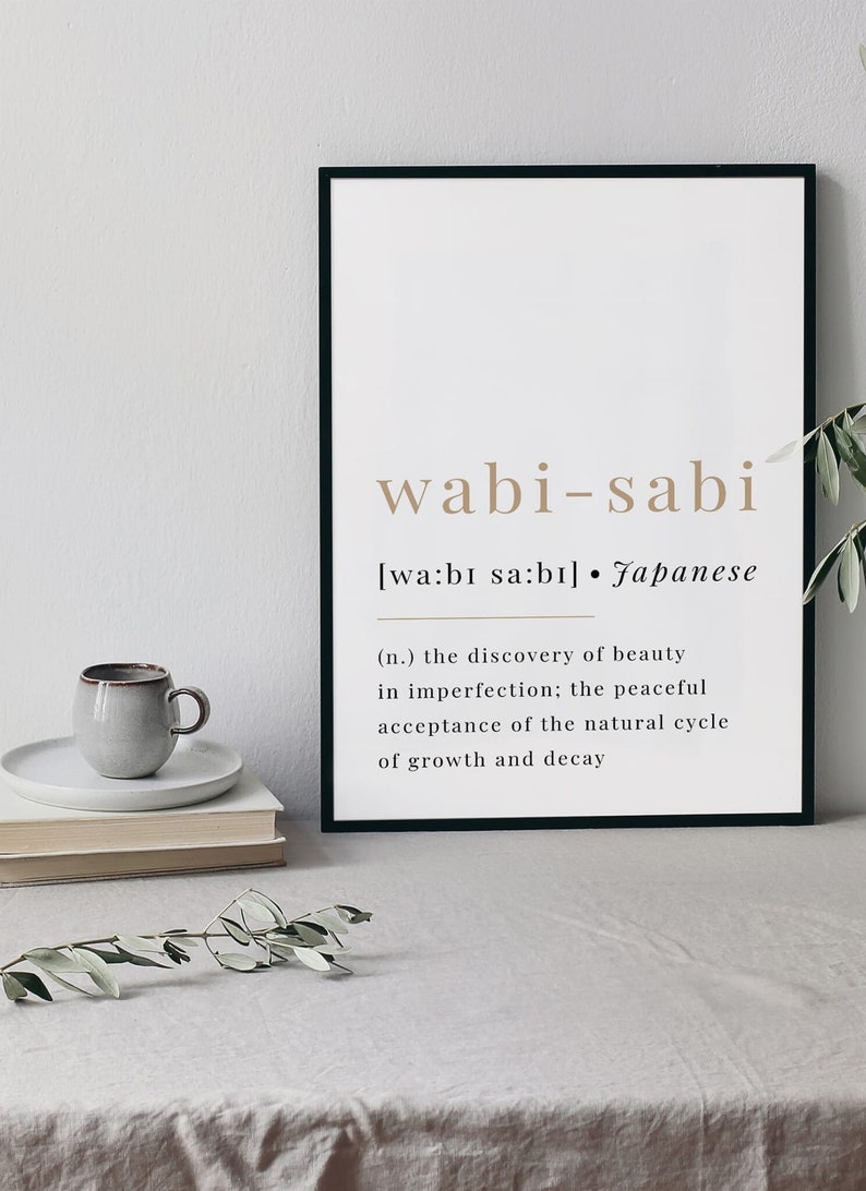 Wabi Sabi Poster - Etsy