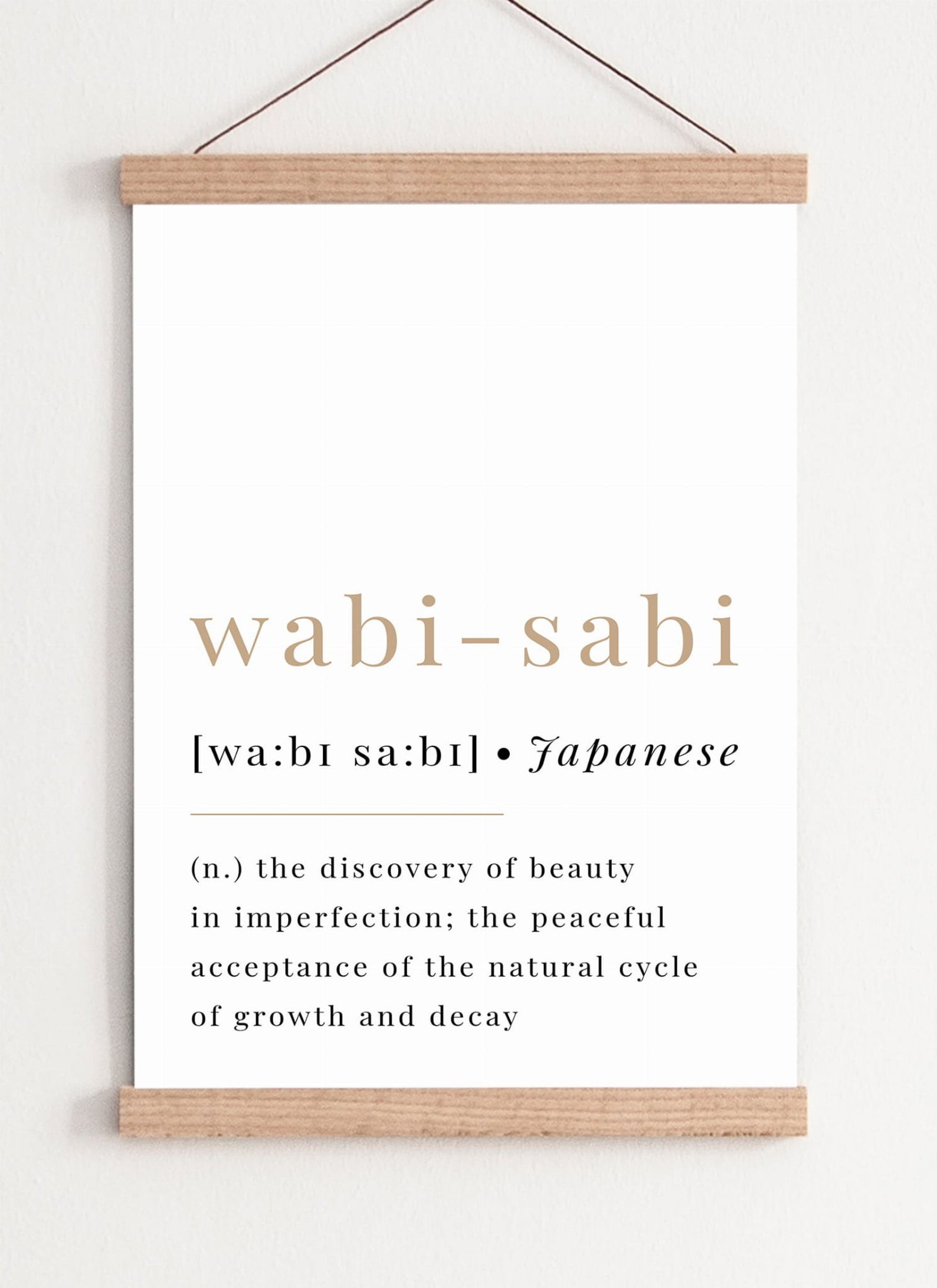 Wabi Sabi Poster - Etsy