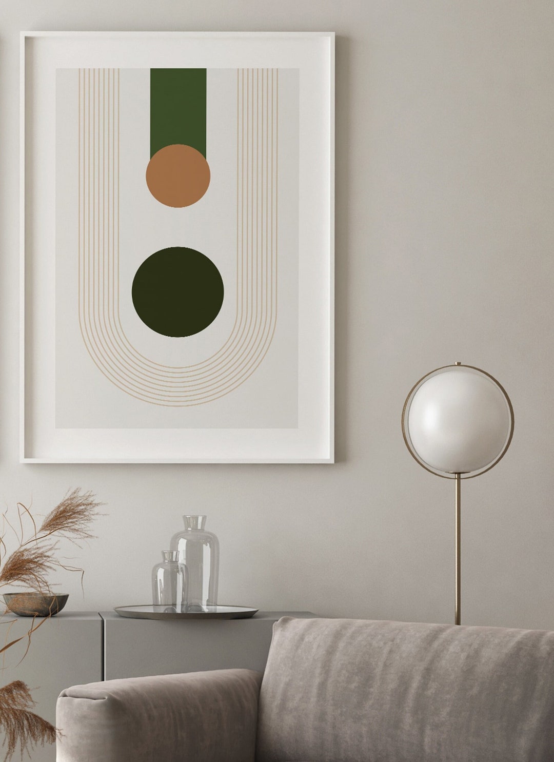 Mid Century Modern Style II Poster - Etsy