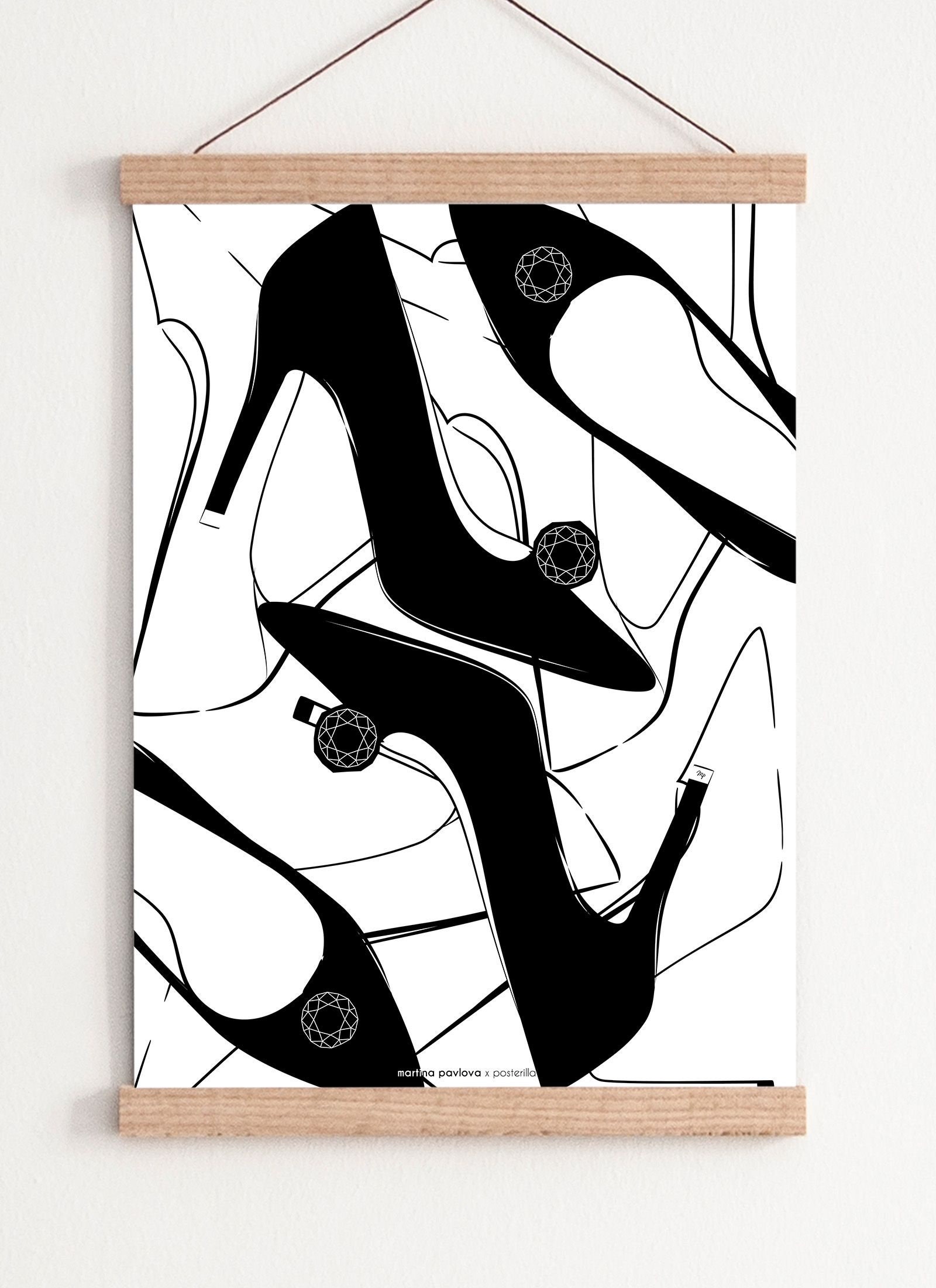 Shoe Shopping Poster - Etsy
