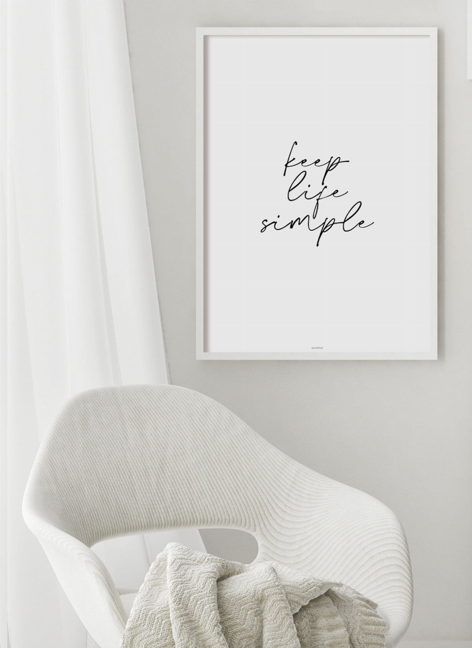 Keep Life Simple Poster - Etsy