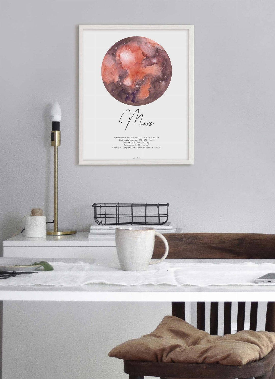 Planets: Mars Poster - Etsy