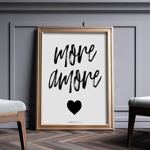 More Amore Poster - Etsy
