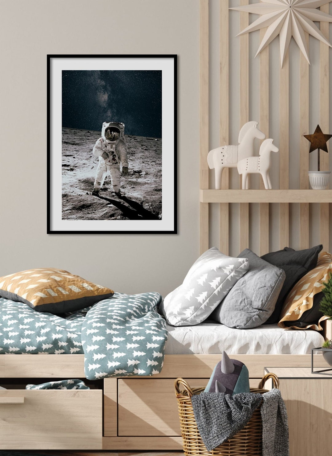 Moon Landing Poster - Etsy