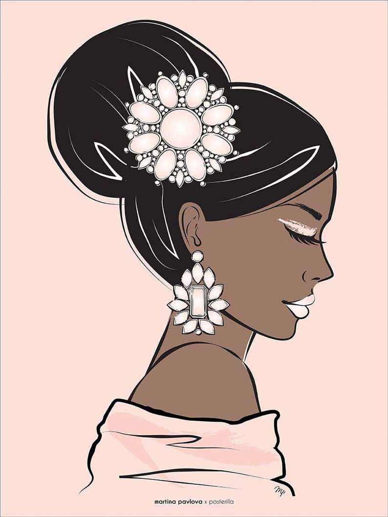 Stylish Portrait Poster - Etsy