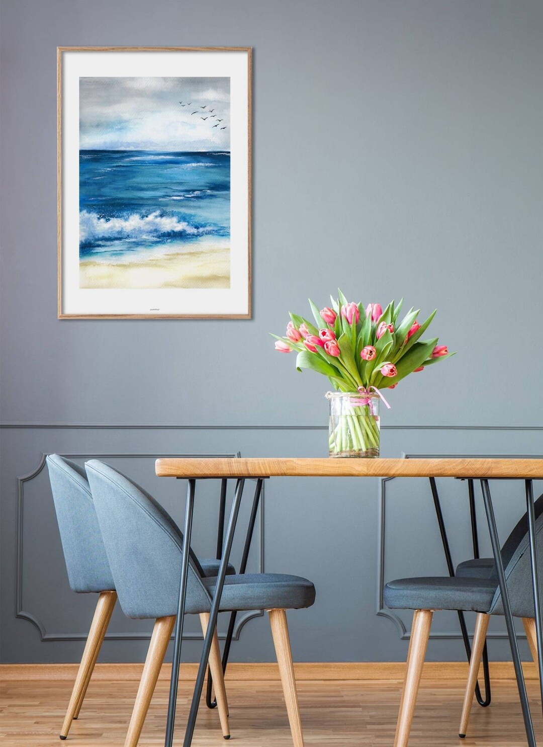 On One of the Wild Beaches Poster - Etsy