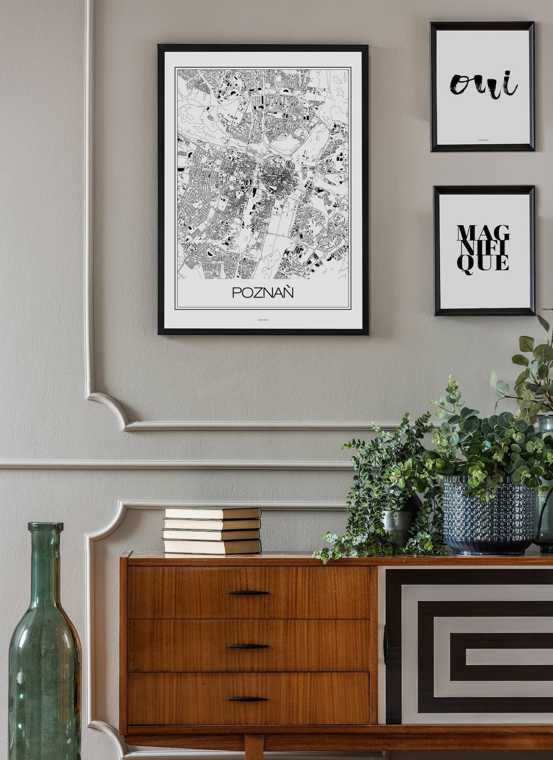 Poznan Map Poster - Etsy