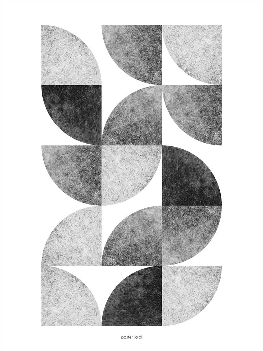 Geometric Puzzle Poster - Etsy