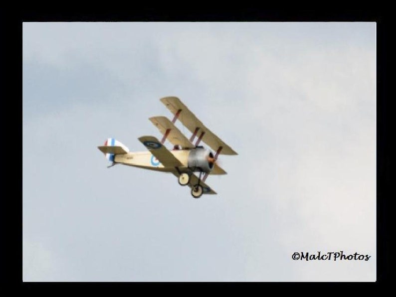 Sopwith Triplane Print, WWI Photograph, Color Print, Sopwith, Aircraft ...