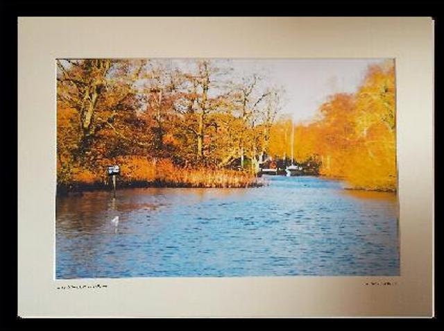 Womack Staithe, Norfolk Broads, Norfolk Print Countryside, Signed ...