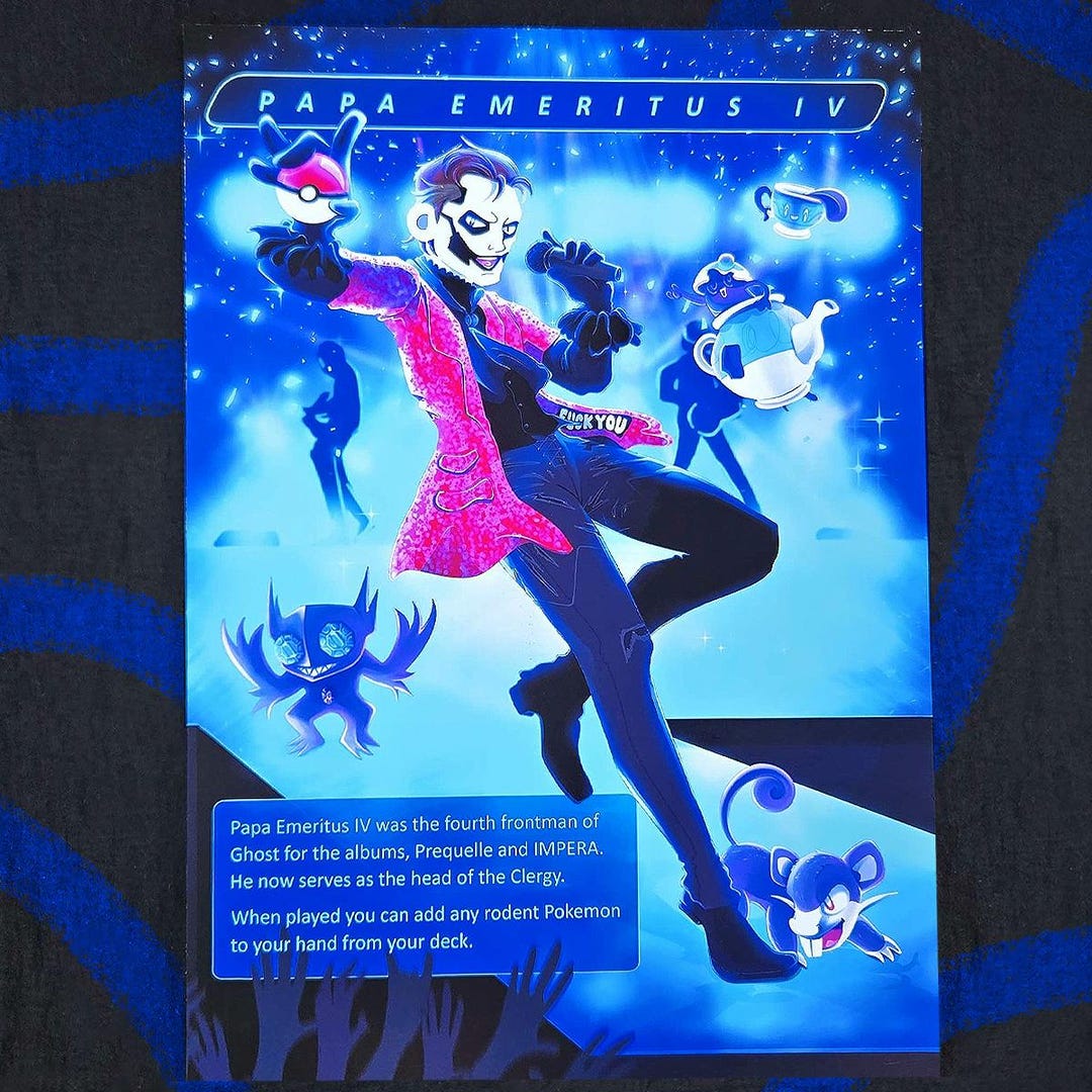 Gym Leader Papa Emeritus 4 Ghost Art Print - Etsy