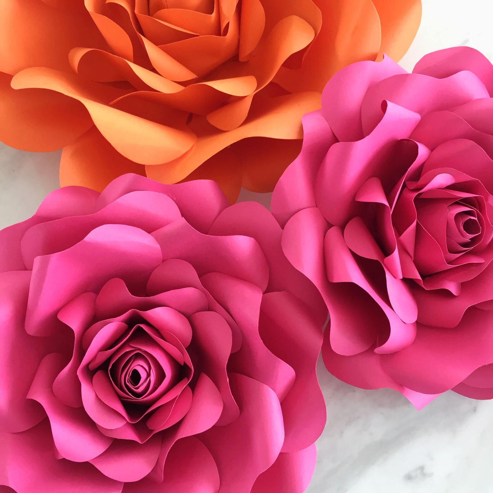 Paper Flower Template Flower Template Paper Flower - Etsy