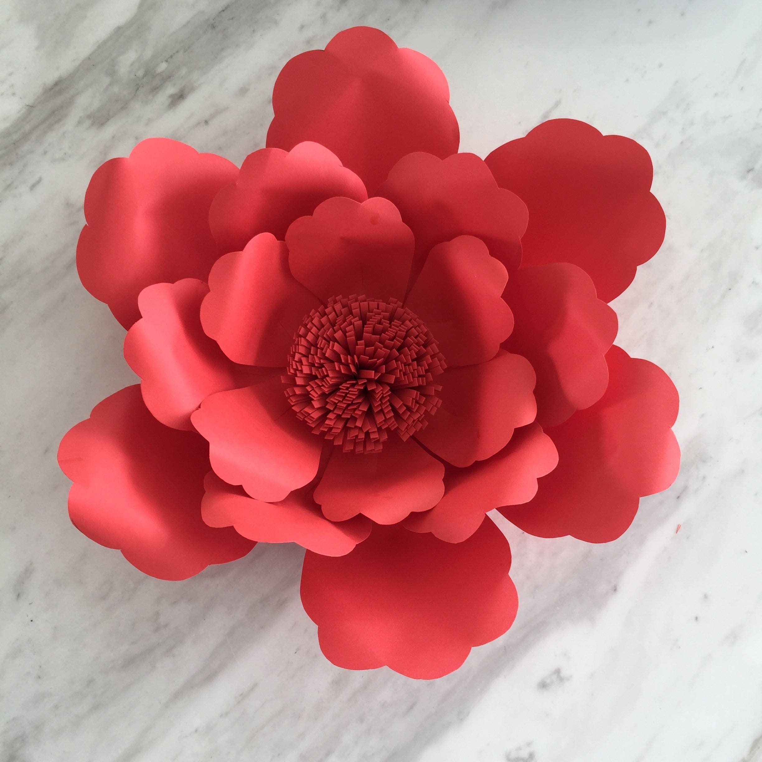 Paper Flower Template | Flower Template | Paper Flower Backdrop ...