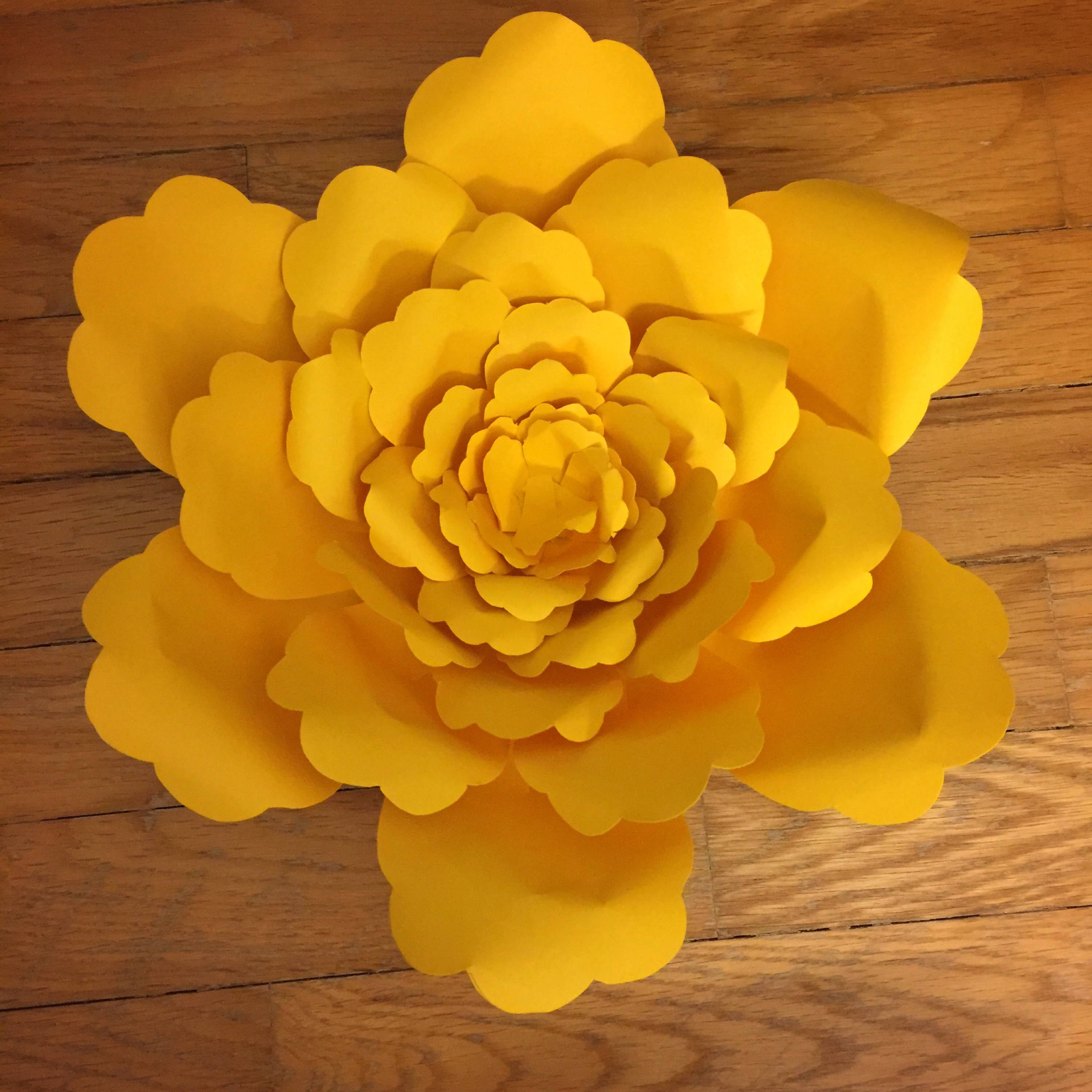 Paper Flower Template | Flower Template | Paper Flower Backdrop ...