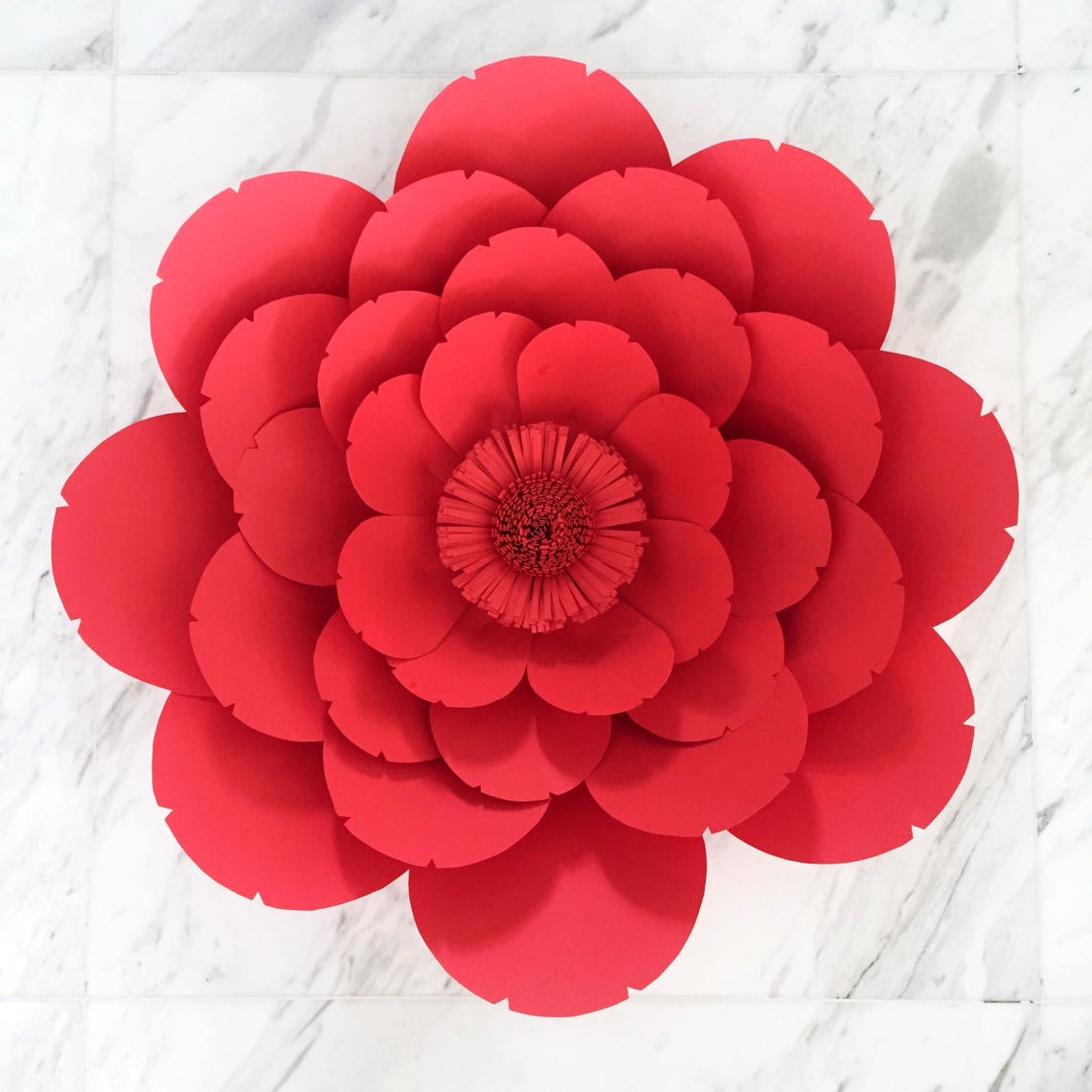 Paper Flower Template Flower Template Paper Flower - Etsy