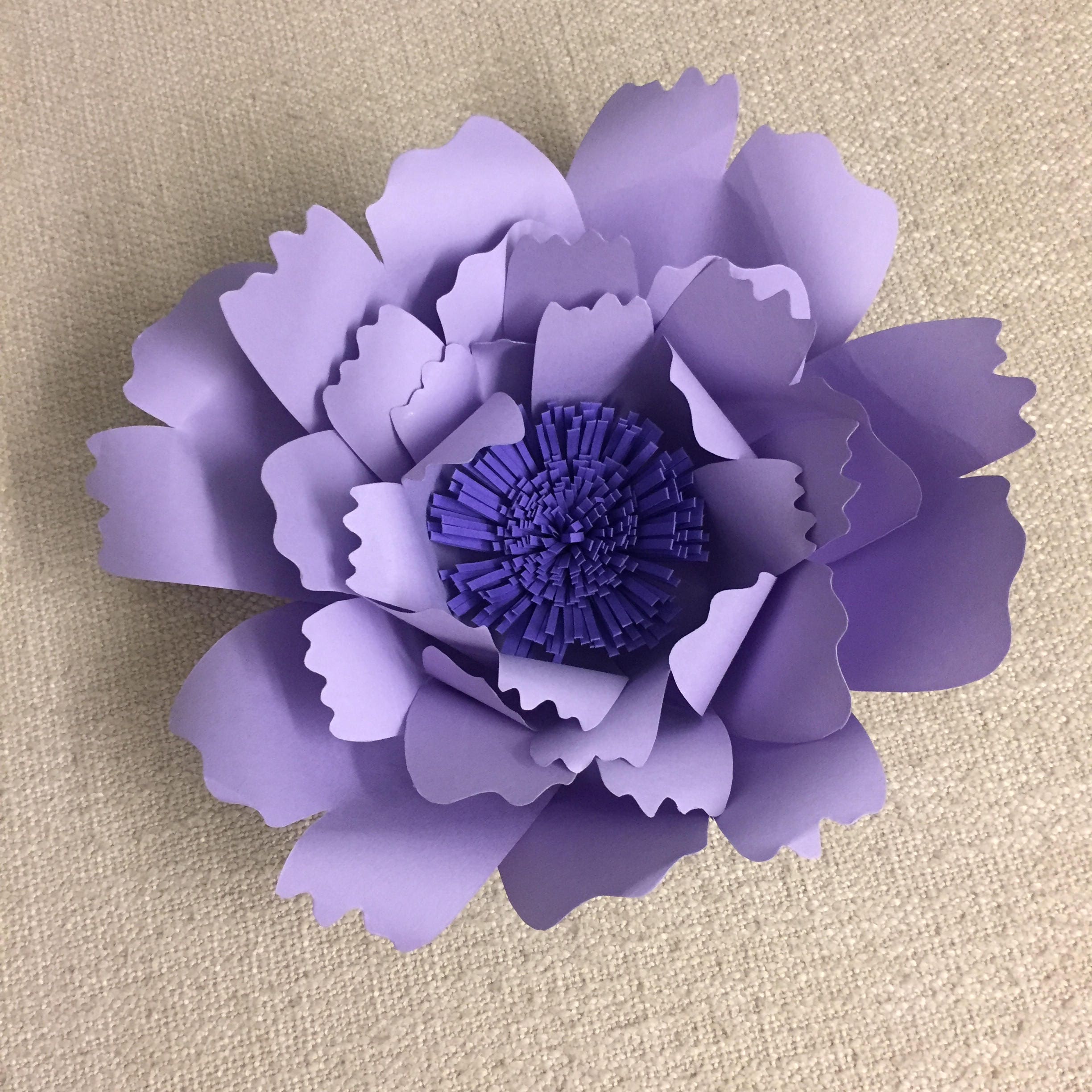 Paper Flower Template Flower Template Paper Flower - Etsy