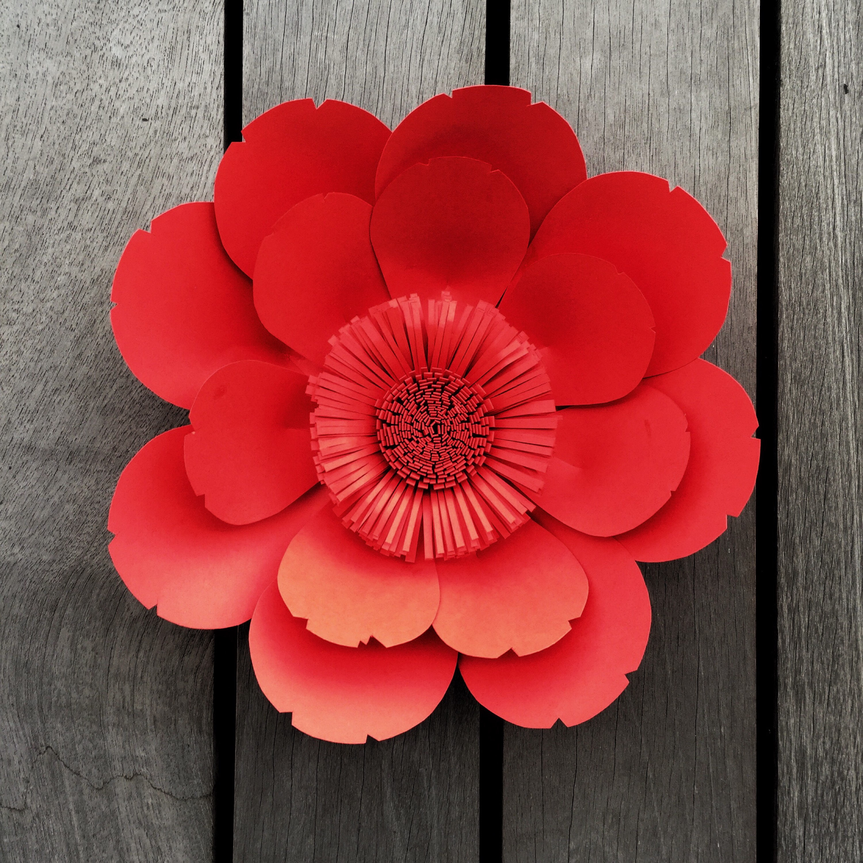 Paper Flower Template Flower Template Paper Flower - Etsy Singapore