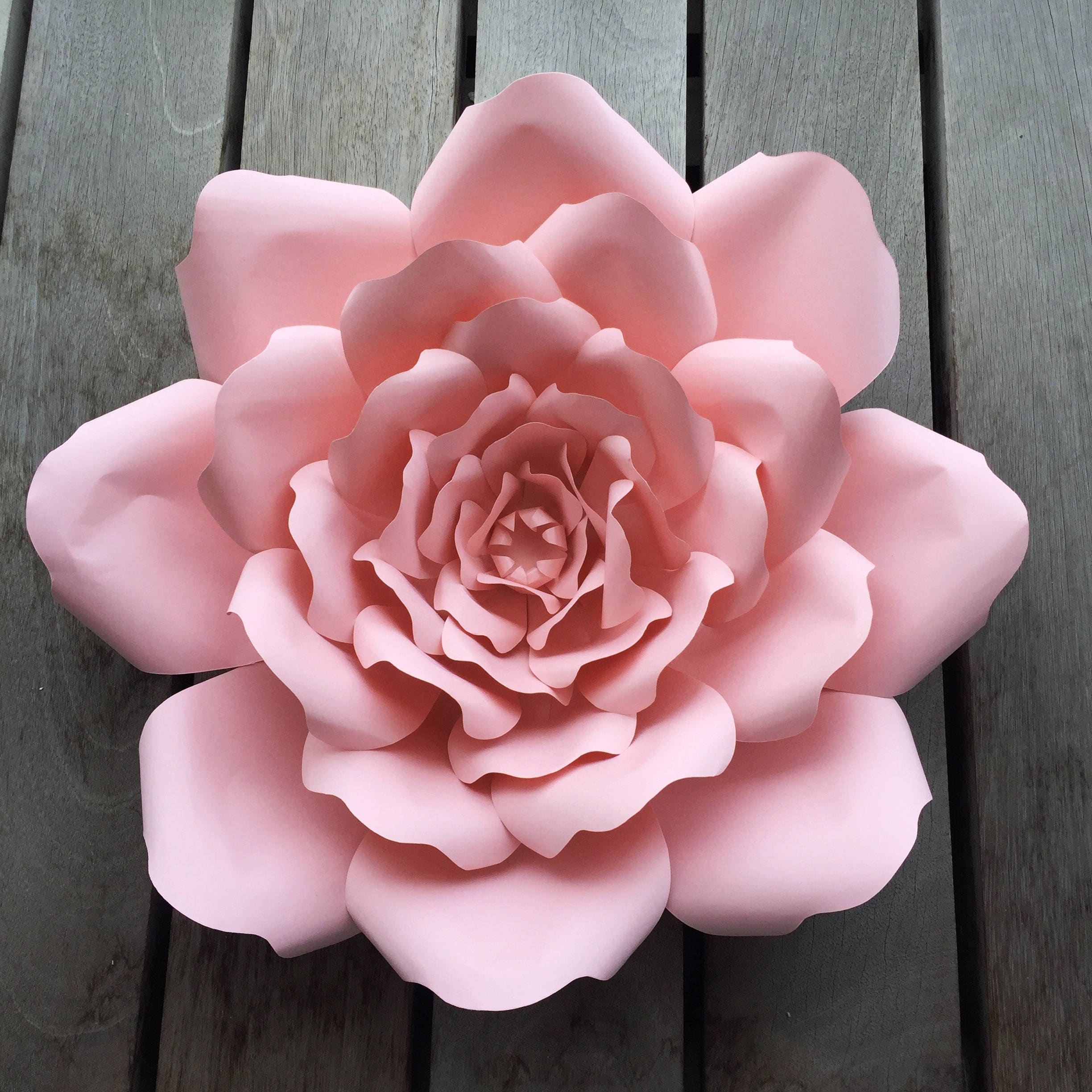 Paper flower template flower template paper flower | Etsy