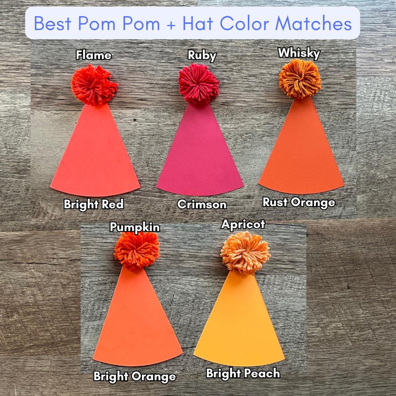 Custom Face Banner, Party Hats With Pom Poms - Etsy