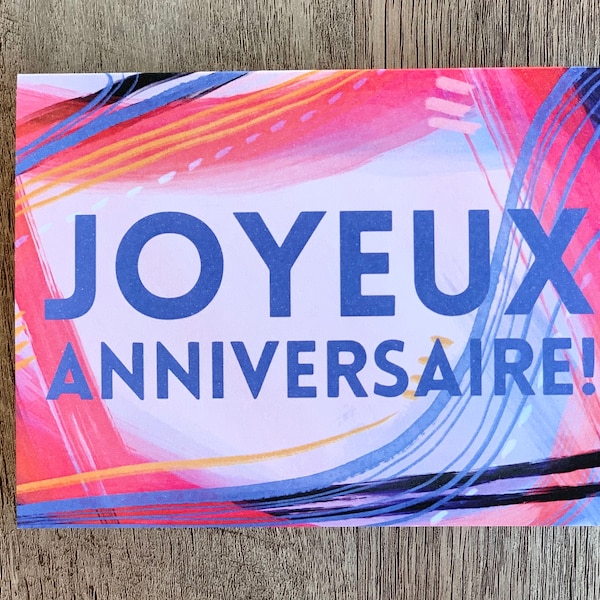 Joyeux Anniversaire - Etsy