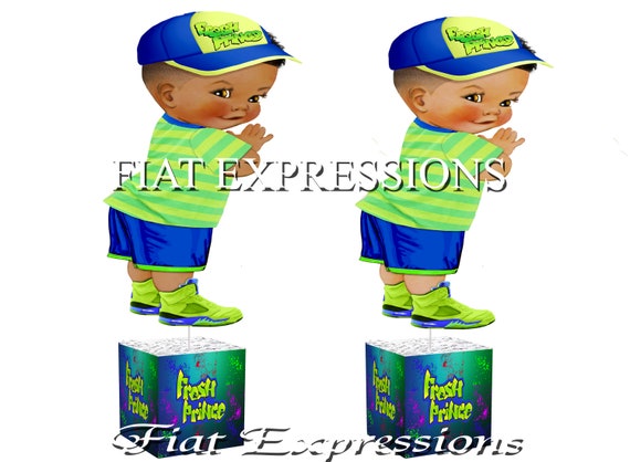 Fresh Prince Baby Shower Centerpiece by Fiat Expressions | Catch My Party