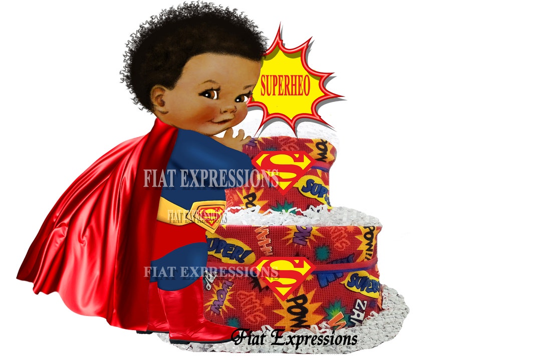 Super Boy Superhero Diaper Cake Baby Shower Gift & Centerpiece - Etsy