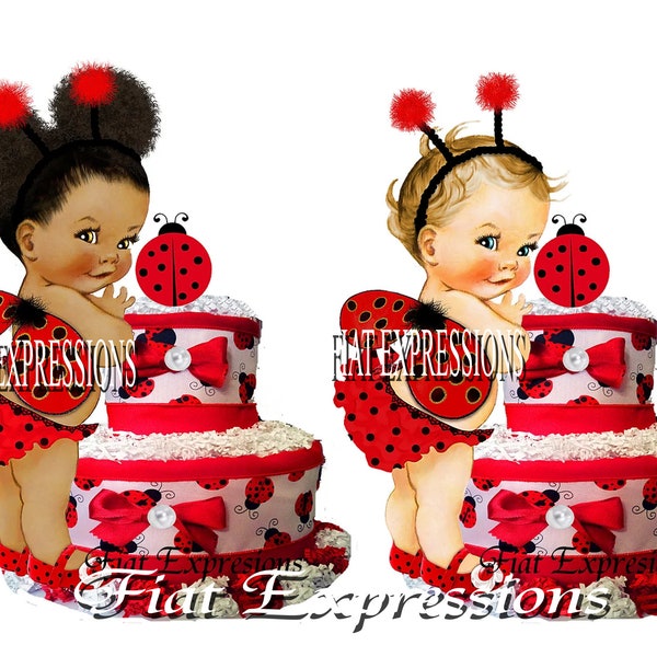 Ladybug Diaper Cake - Etsy