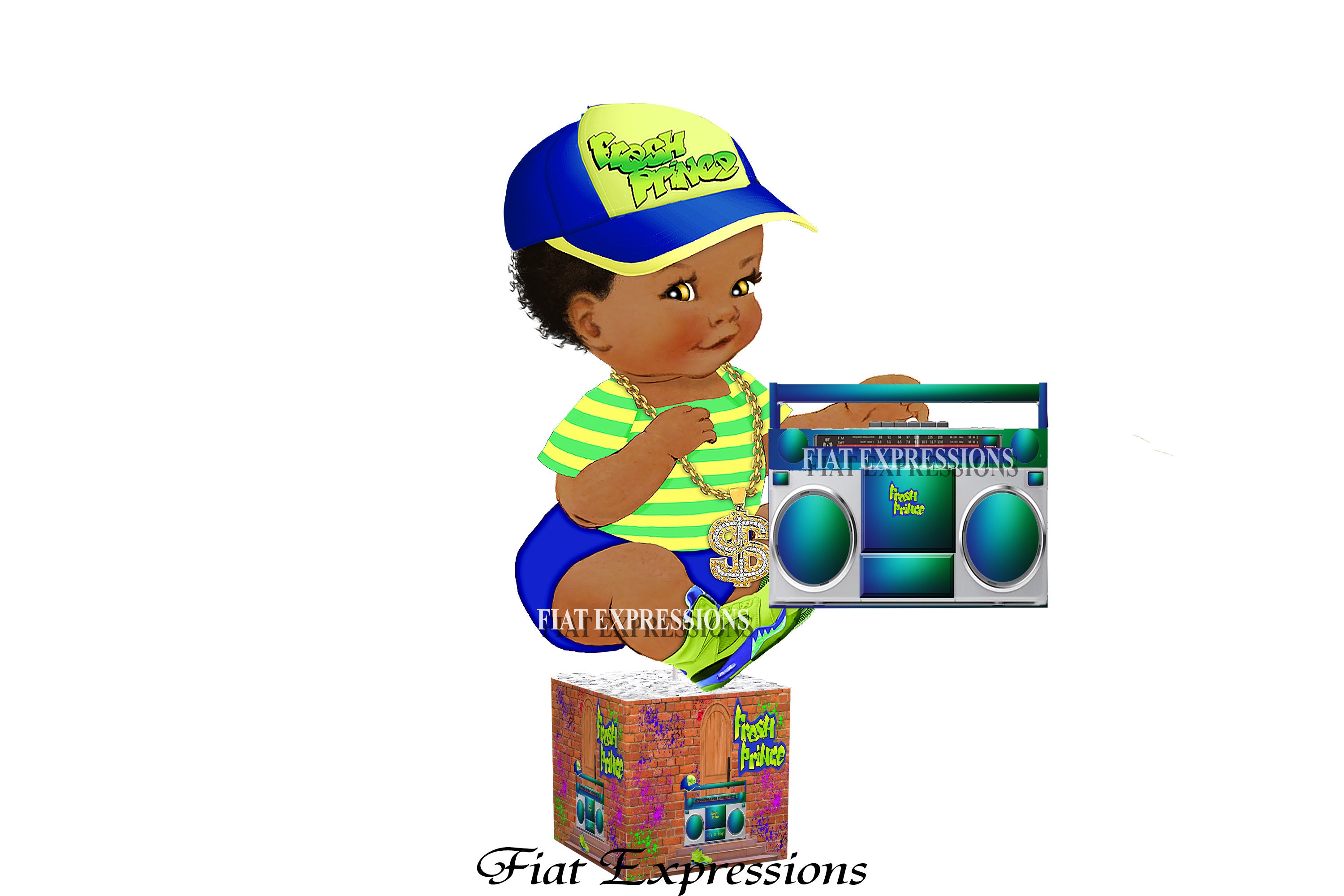 Fresh Prince Baby Shower Centerpiece - Etsy