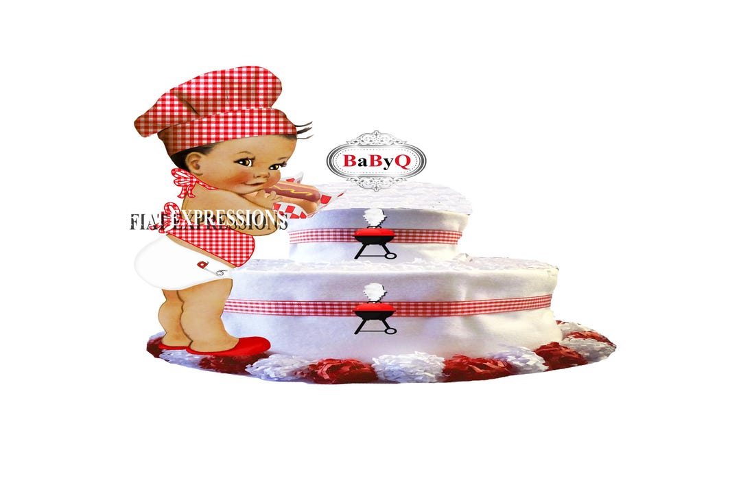 Baby-q Diaper Cake, 2 Tier Diaper Cake, Boy Baby Shower, Baby-q Baby ...