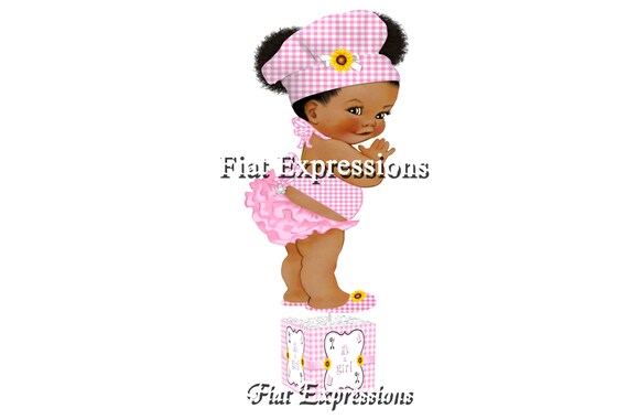 Baby-Q Pink Baby Shower Table Centerpiece by Fiat Expressions | Catch ...