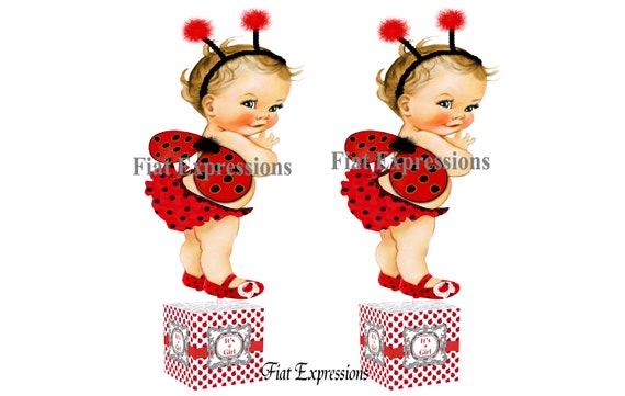 Ladybug Baby Shower Centerpiece by Fiat Expressions | Catch My Party