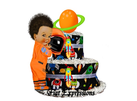 Astronaut Diaper Baby Cakes
