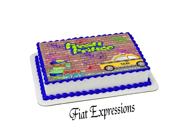 Fresh Prince Baby Shower Edible Cake Image Digital File by Fiat ...
