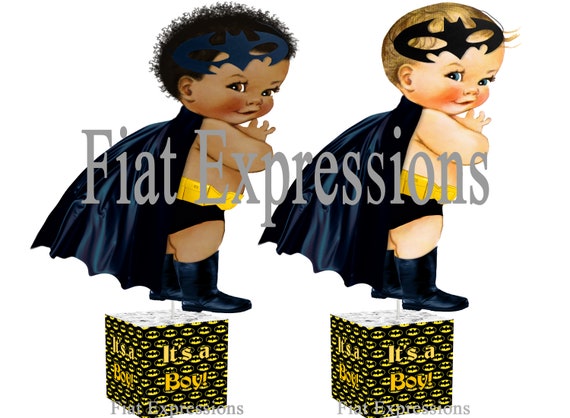 Bat Baby Superhero Baby Shower Table Centerpiece - Etsy