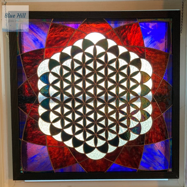 Sacred Geometry Stained Glass - Etsy