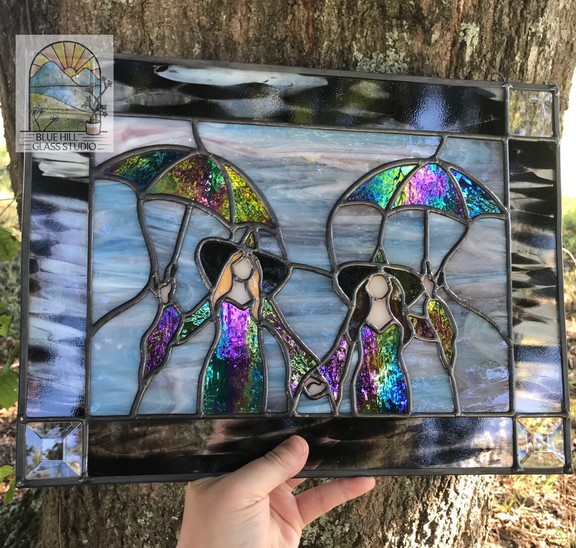 Practical Magic Stained Glass Panel Witch Glass Art Movie - Etsy