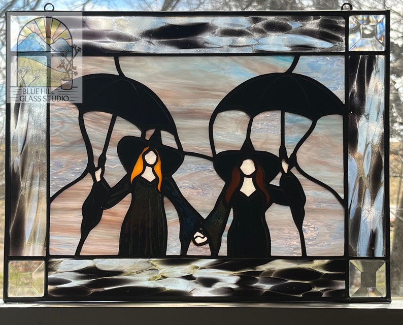 Practical Magic Stained Glass Panel Witch Glass Art Movie - Etsy
