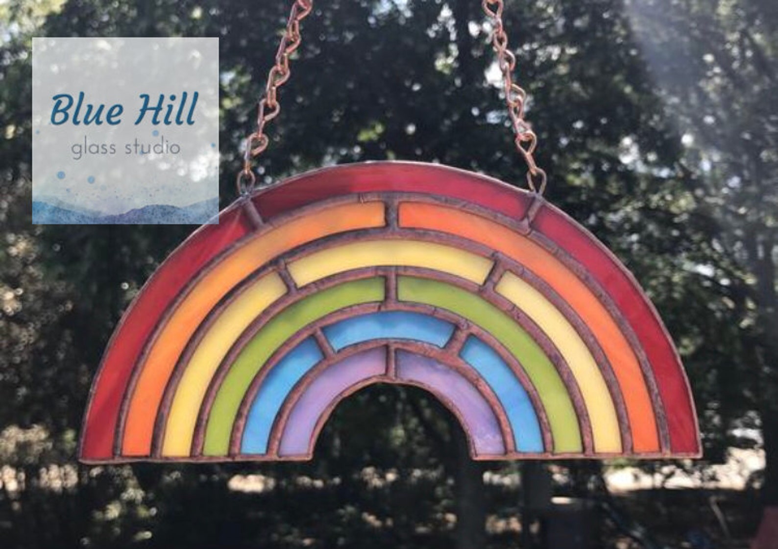 Rainbow Stained Glass Sun Catcher Gift for a Friend - Etsy