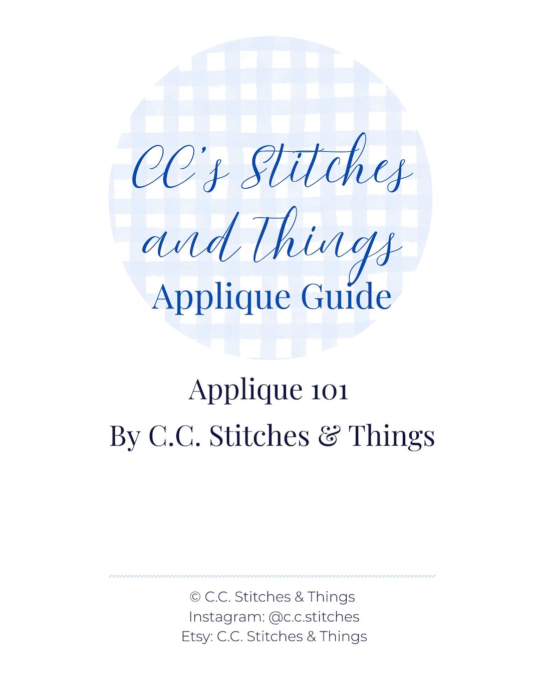 Applique Made Simple PDF Guide | Step by Step Machine Embroidery ...