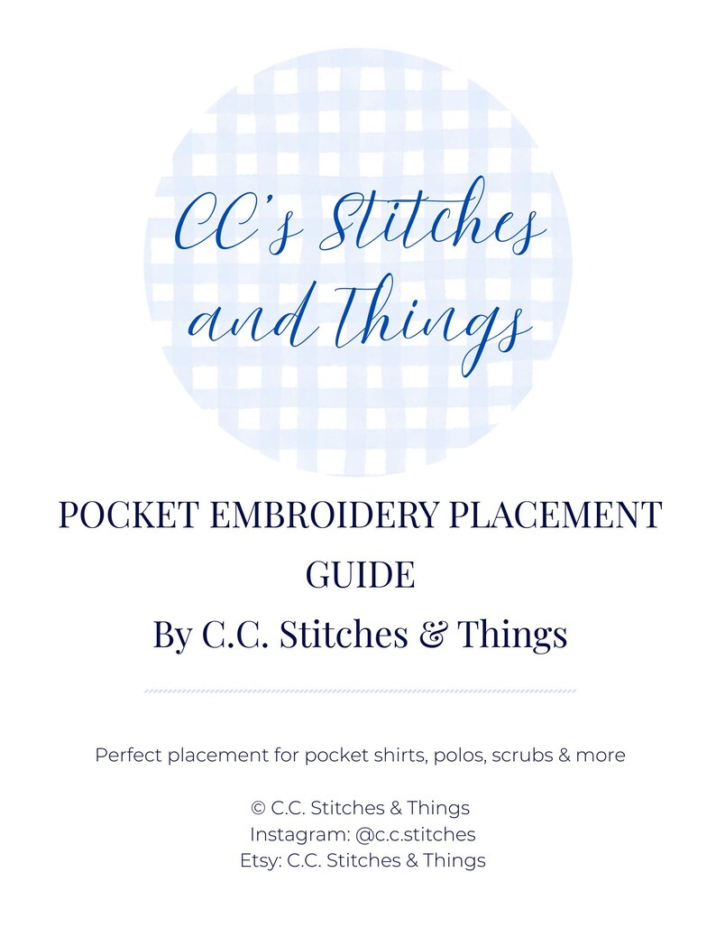 Pocket Embroidery Placement Guide | Pocket Shirt Placement Template ...
