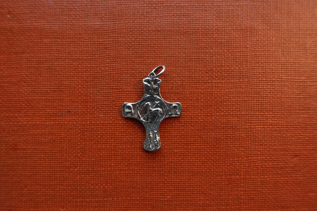 Alpha and Omega Cross .tau Cross Sterling Silver. Catholics Christian ...