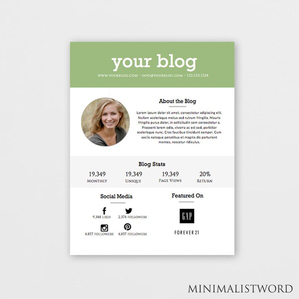 Diy Word Template - Etsy