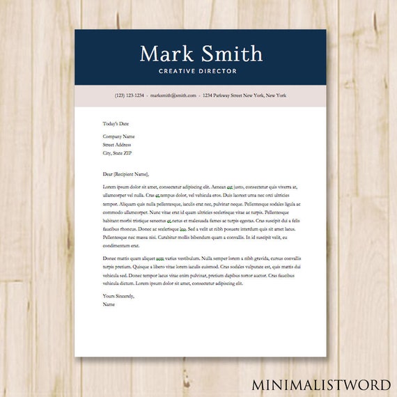 Microsoft Office Templates Cover Letter