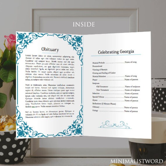 Obituary Template For Microsoft Word