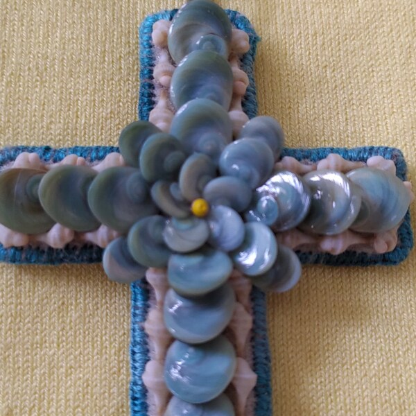 Seashell Cross - Etsy