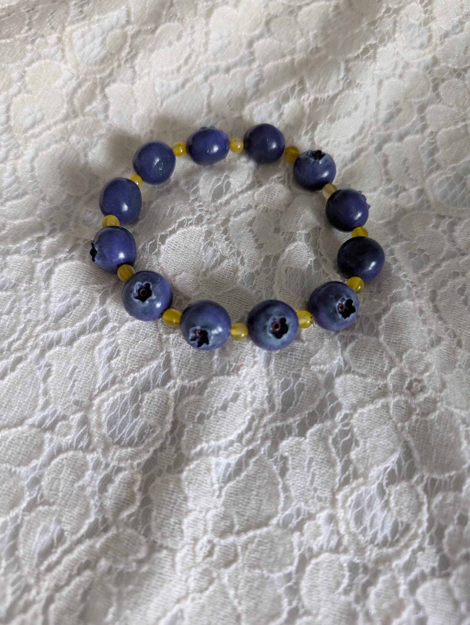 PRE ORDER ONLY (ships February) - Handmade Blueberry Bracelet - Etsy