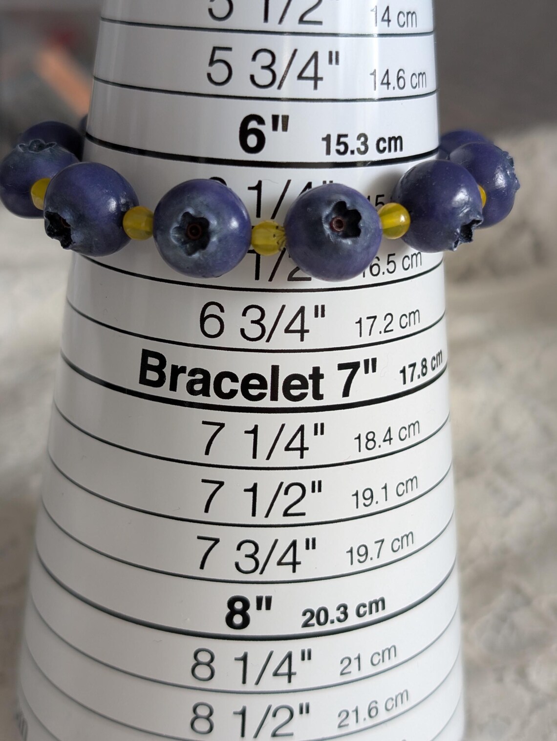 PRE ORDER ONLY (ships February) - Handmade Blueberry Bracelet - Etsy